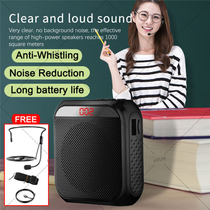 Rechargeable Lapel microphone for teaching Microphone Teacher wireless ...