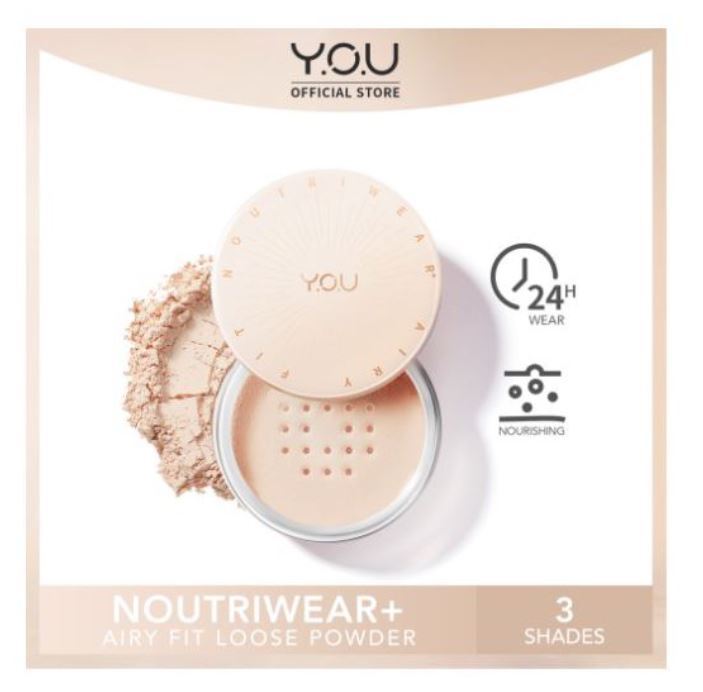 YOU Noutriwear + Air Fit Loose Powder / Bedak Tabur / Loose Powder You ...
