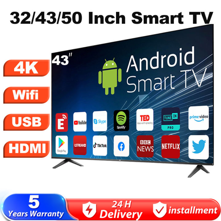 Smart TV 43 Inch Android 12.0 4K TV Android TV 32 Inch EXPOSE TV 50 ...