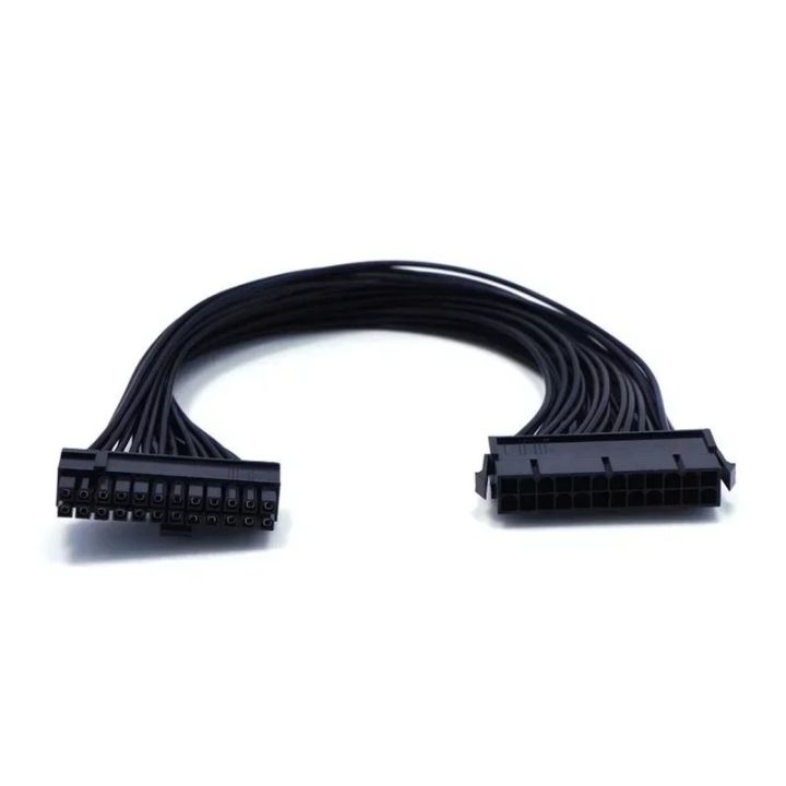 Dual PSU Power Supply 24 pin ATX Motherboard Splitter Cable ATX ...