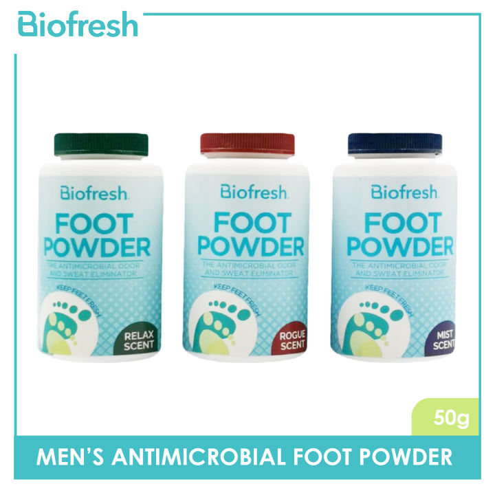 Biofresh Men's Antimicrobial Foot Powder 50g 1 piece BMFP02 | Lazada PH