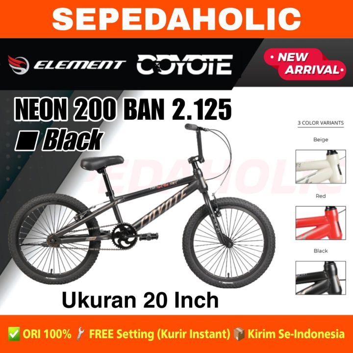 Sepeda Anak Laki BMX COYOTE NEON 200 Ban 2.125 By Element Ukuran 20 ...