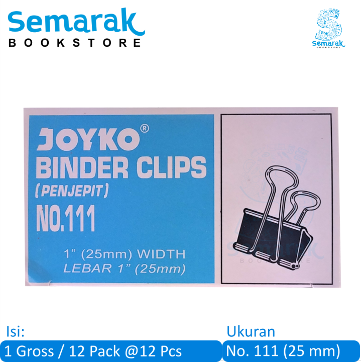 Joyko Binder Clip No.111 [1 Gross / 12 Pack] | Lazada Indonesia