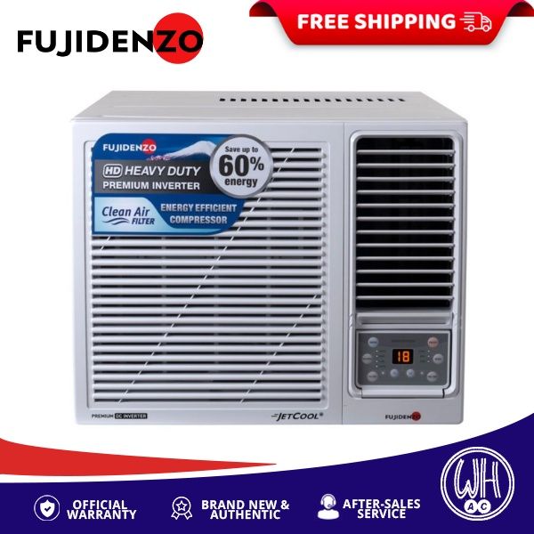 Fujidenzo 1.5 Hp Window Type Full DC Premium Inverter Aircon IWAR150GC ...
