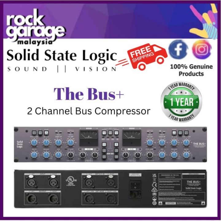 Solid State Logic The Bus+ 2 Channel Bus Compressor ( TheBus+ ) | Lazada