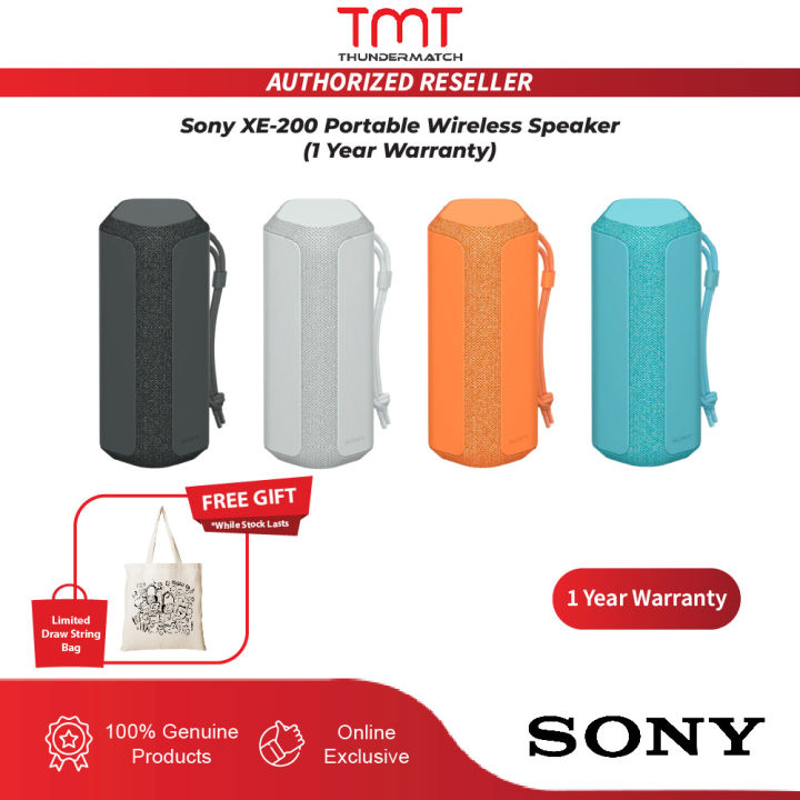 Sony SRS-XE200 X-Series Portable Bluetooth Wireless Speaker (1 Year ...