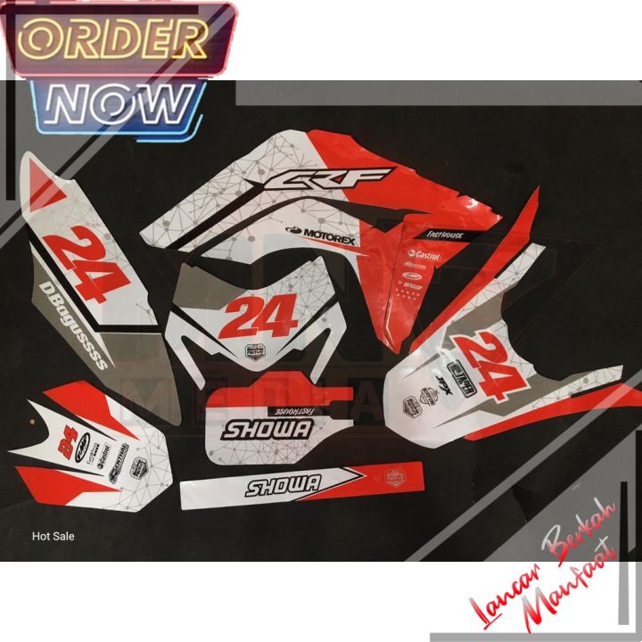 DECAL STIKER CRF FULL BODY BISA CUSTOM DESAIN Madinah Decals | Lazada ...