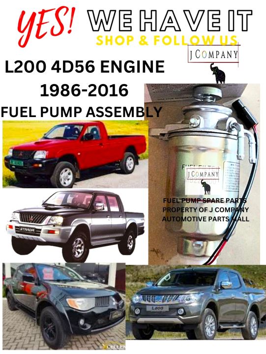 MITSUBISHI STRADA L200 FUEL PUMP ASSEMBLY 4D56 ENGINE DIESEL 1986 TO ...