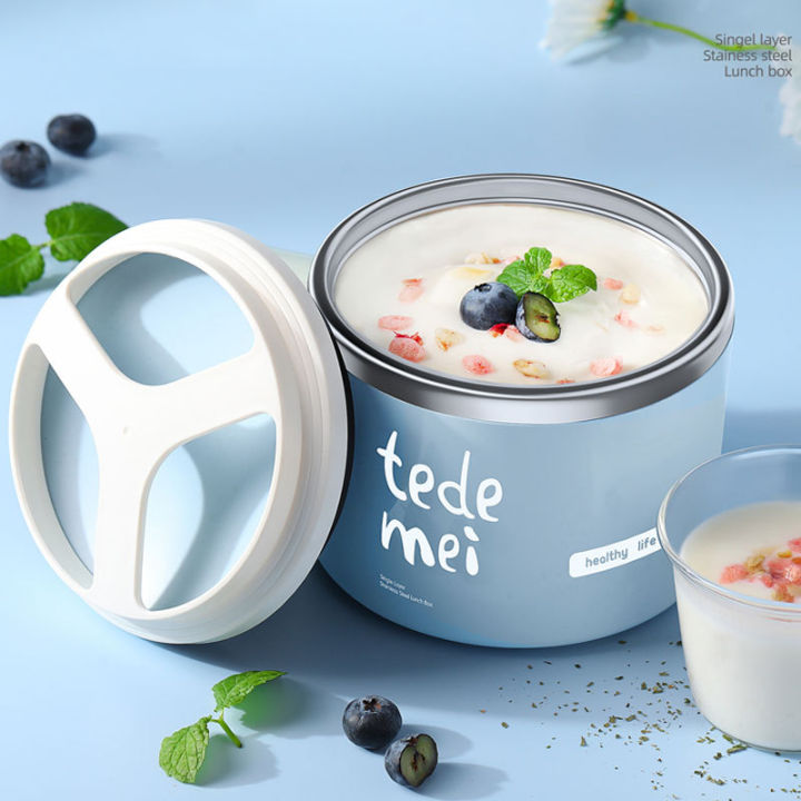 Tedemei Stainless Steel Thermal Insulator Food Jar Thermal Food Jar ...