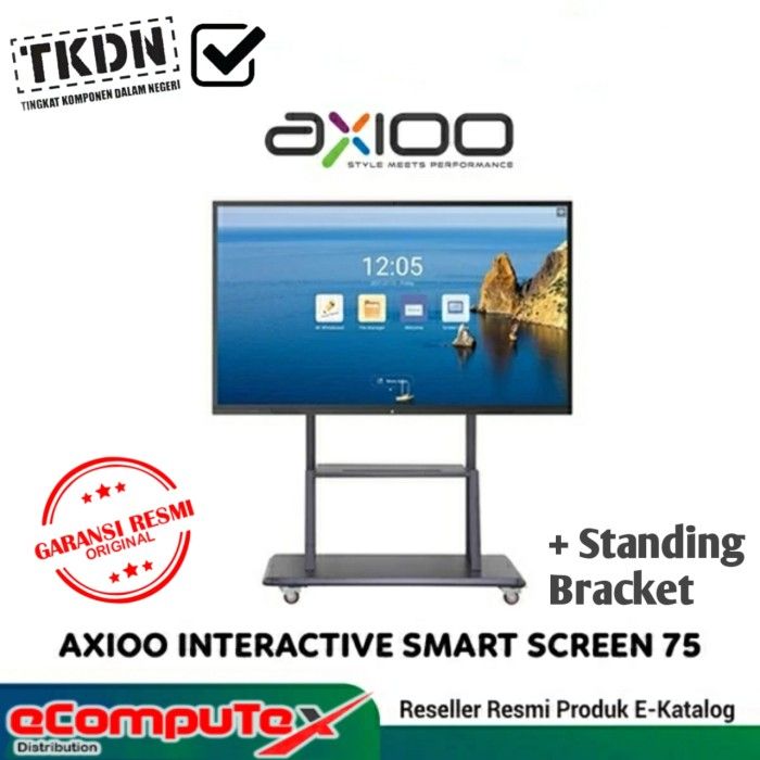 MONITOR LED AXIOO INTERACTIVE SMART SCREEN 75" SMART BOARD GEN 2 ...