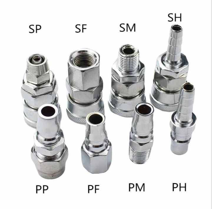 Sambungan Selang Angin Kompresor Quick Coupler Tipe 20 Drat 1/4 Inch ...