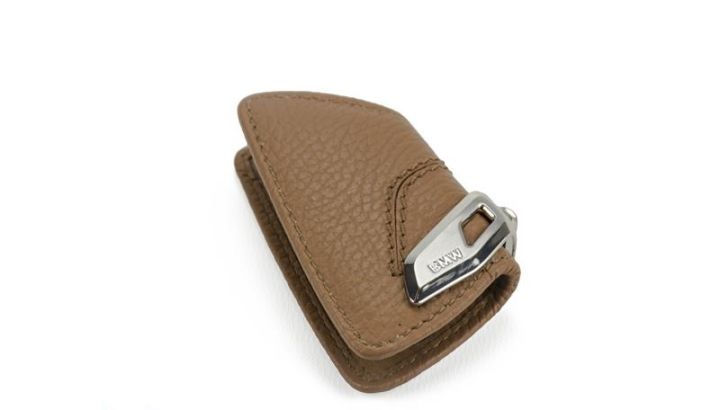 BMW ซองกุญแจใบไม้สีน้ำตาลอ่อน 82292408818 (G20, G30, G11, G12, X1(F48 ...