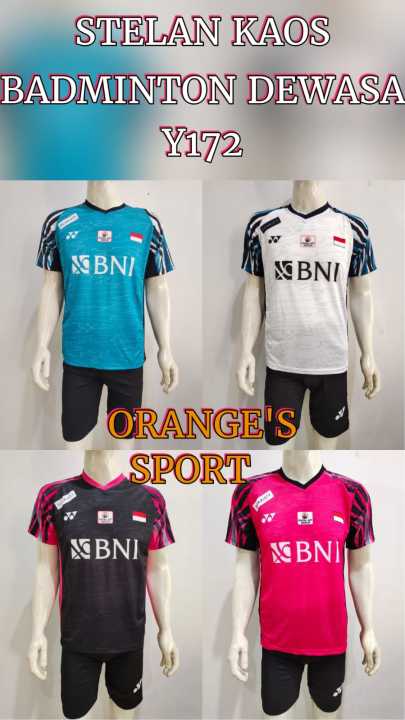 STELAN KAOS OLAHRAGA BADMINTON DEWASA/SET JERSEY OLAHARGA BULUTANGKIS ...