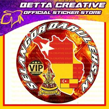 Lorry Sticker BIG - BUMPER Sticker - Team Negeri Selangor Stiker Lori ...