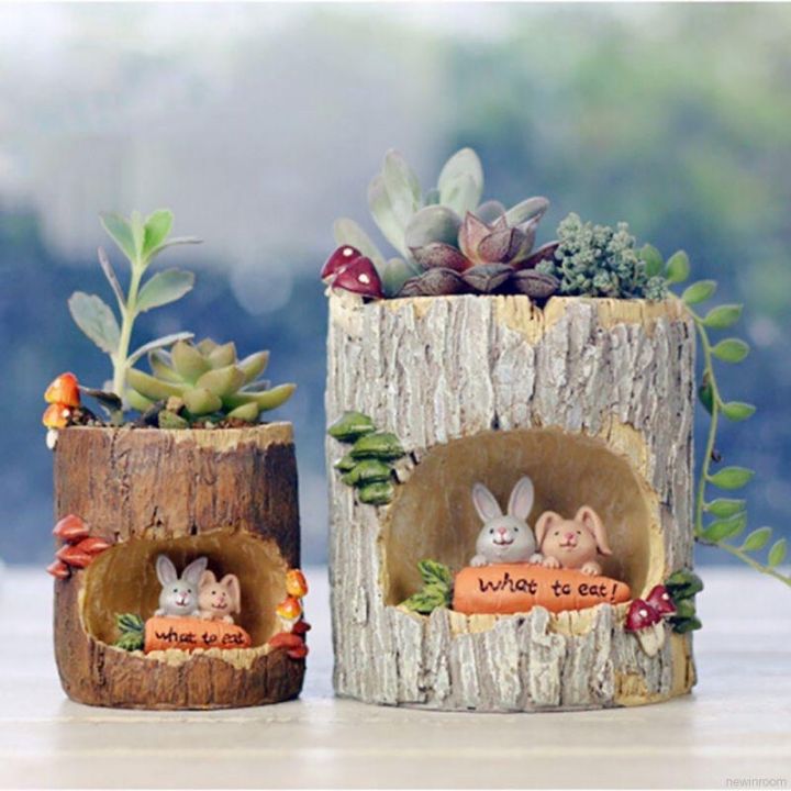 【READY TO STOCK】树洞小故事 Succulent Pot Cactus Pot Ceramic Pot Zakka ...