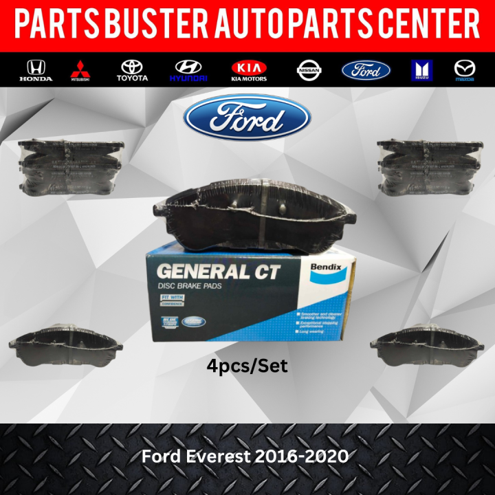 Genuine Bendix Brake Pad FRONT for Ford Everest 2016-2020 (DB-2411 ...