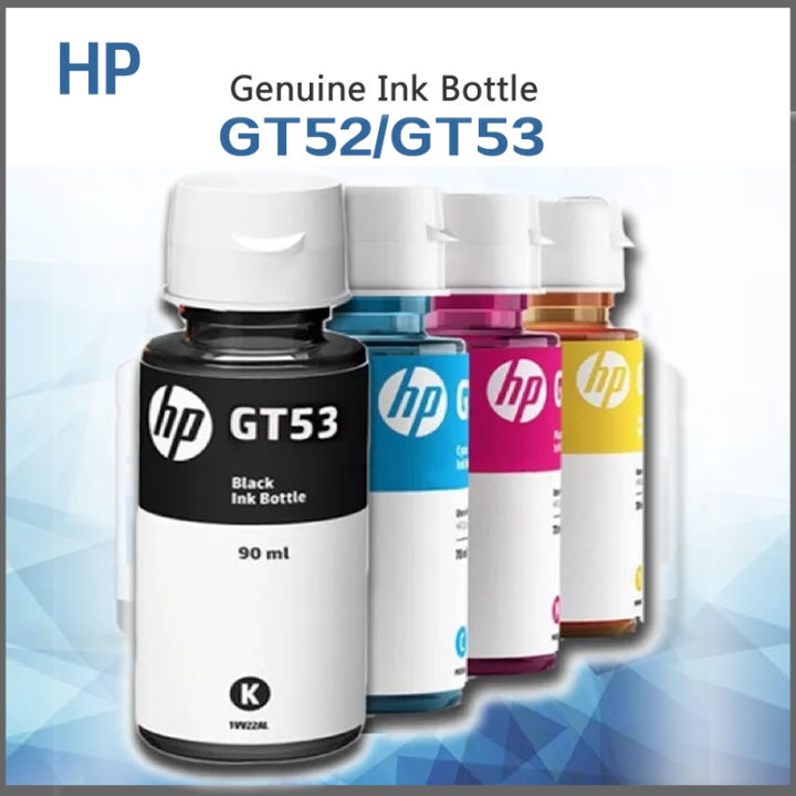 HP Original Ink GT53 /GT52 Black + GT52 CMY Set Of 4units Ink Bottle ...