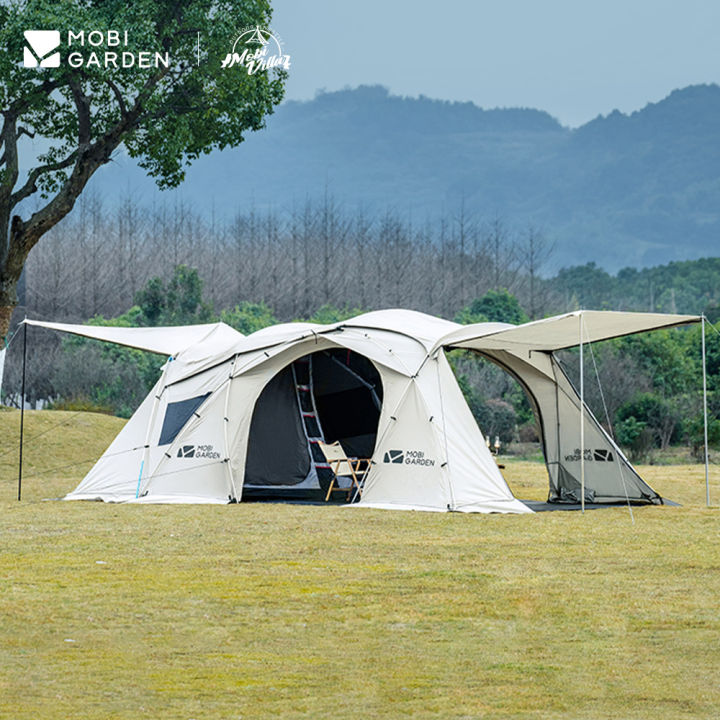 MOBI GARDEN เต็นท์แคมปิ้งฮอลิเดย์สตาร์เต็นท์ครอบครัวกลางแจ้งกันน้ำแกลม ...