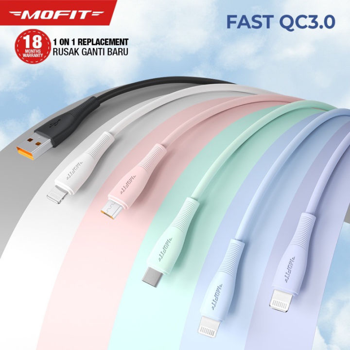 kabel data MOFIT MACARON micro usb / type c / ligthning | Lazada Indonesia kabel data MOFIT MACARON micro usb / type c / ligthning | Lazada Indonesia