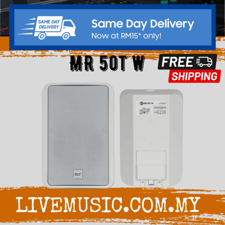 RCF MR 50T Two-way Passive Speaker - Black ( MR50T / MR-50T ) | Lazada