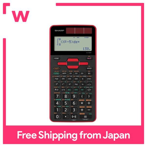 Sharp Scientific Calculator Pythagoras Standard Model EL-509T-RX (Red) | Lazada