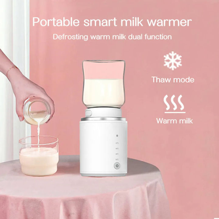 Portable baby milk bottle warmer wireless milk heater defrosting ...