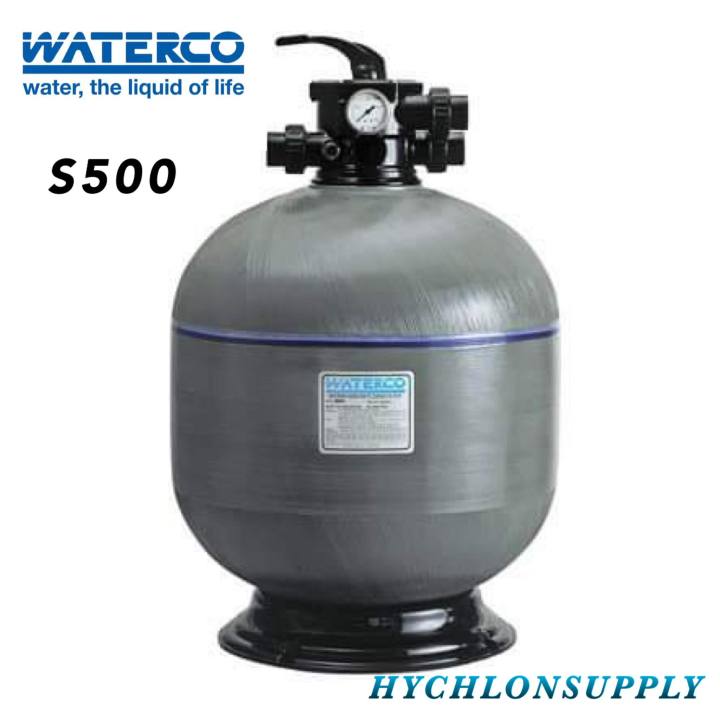 Swimming Pool Sand Filter WATERCO S500 20" (2.5 Bar) C/W 40mm Multiport ...