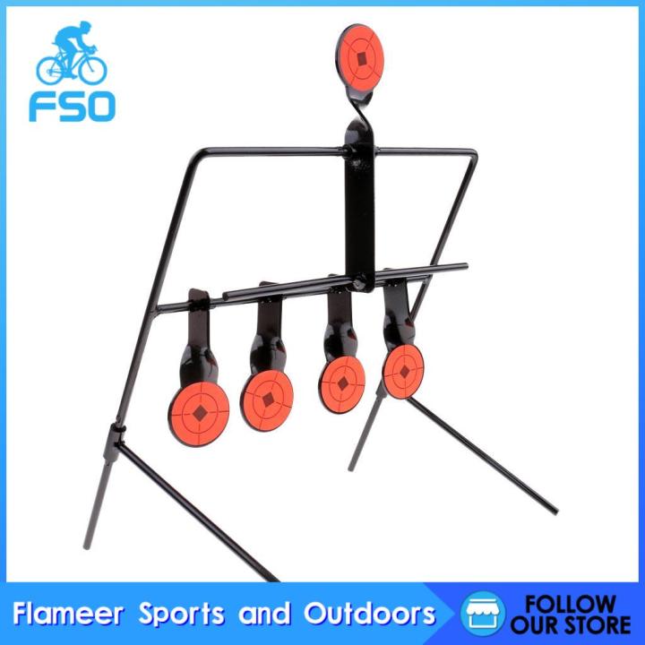 Flameer ยิงรีเซ็ตหนักเป้าหมายขาตั้งเหล็กฝึกยิง | Lazada.co.th