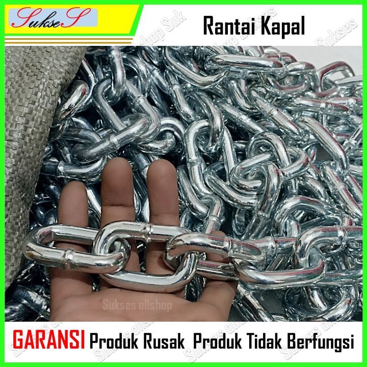 Rantai Besi Rantai Kapal Harga Per 1 Meter dan 50 Cm / Rante Rantai ...