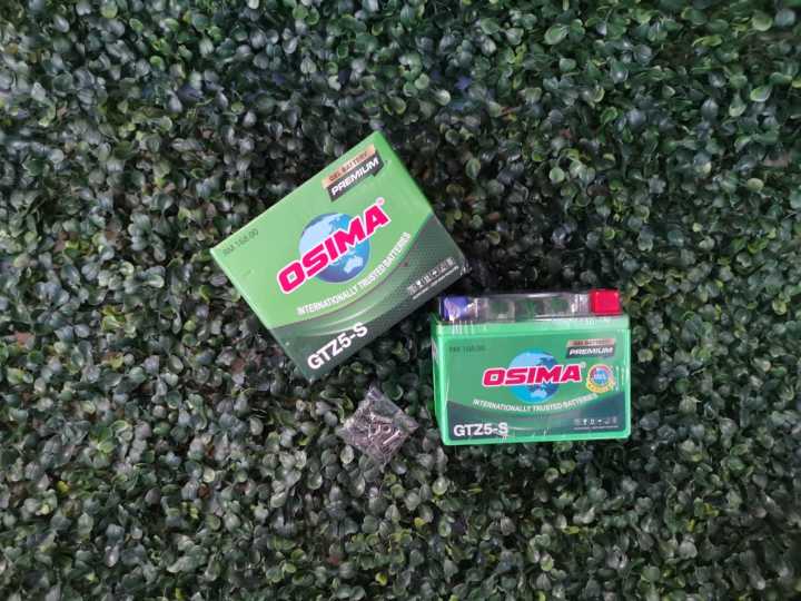 OSIMA GEL MOTORCYCLE BATTERY GTZ5-S GREEN | Lazada