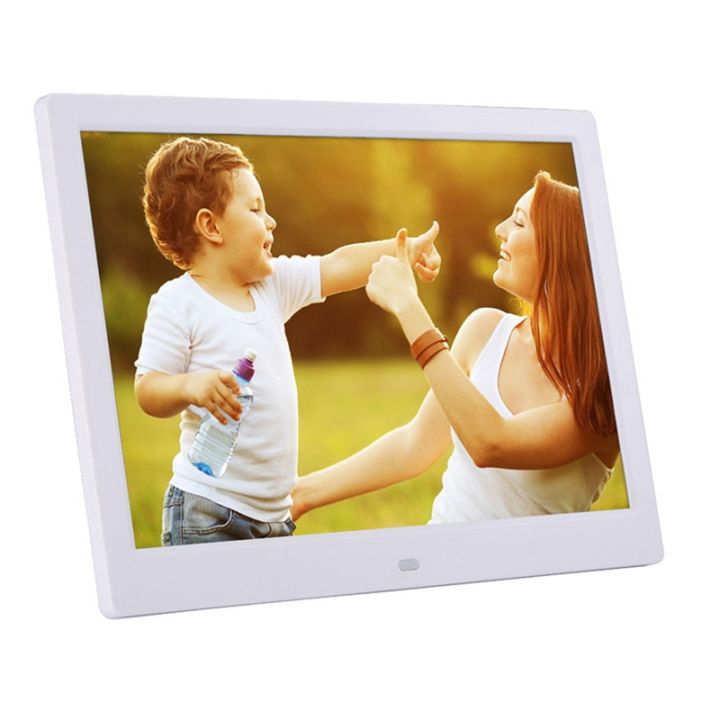 (HTQK) 12 Inch Digital Photo Frame HD 1280X800 Electronic Picture Frame ...