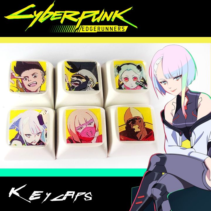 Cyberpunk Edgerunners Keycaps (price per piece) for Mechanical and ...