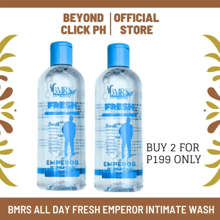 ORIGINAL BMRS Fresh All Day EMPEROR INTIMATE WASH 150ml (FOR MEN ...