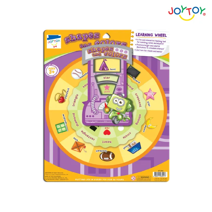 JOYTOY Shapes and Colors Wheel Chart | Lazada PH