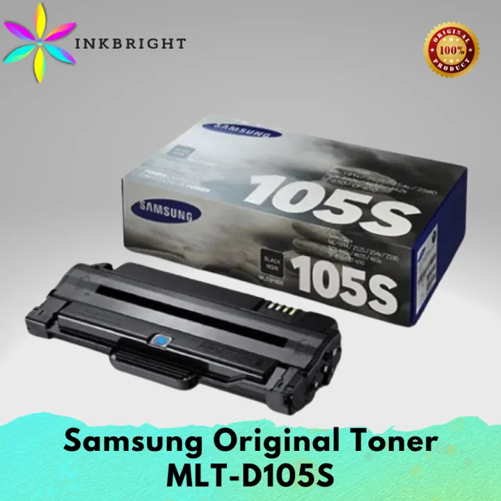 SAMSUNG MLT-D105S Original Toner Cartridge (MLT-D105S MLT D105S 105S) | Lazada PH