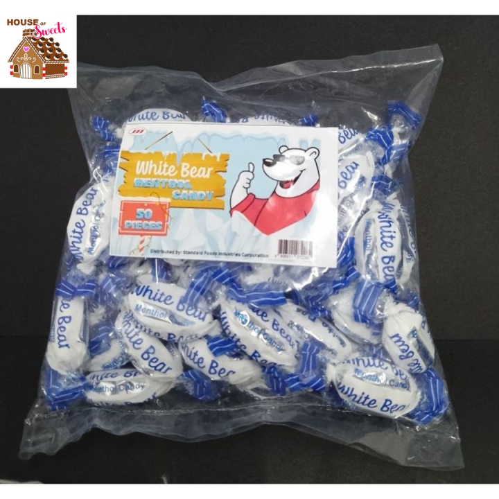 WHITE BEAR MENTHOL CANDIES 50PCS PER PACK | Lazada PH
