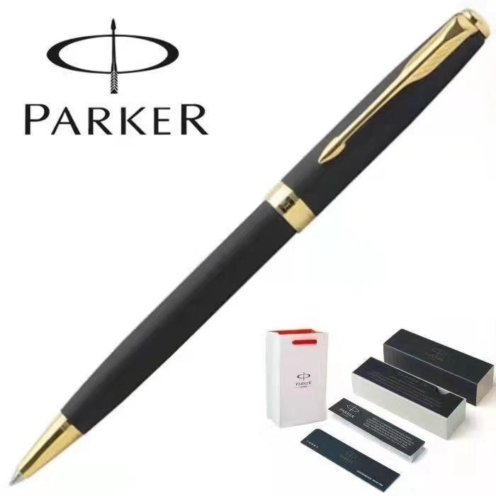 Parker ballpoint pen Zhuoer office writing ballpoint pen stainless steel rod Parker gel pen ...