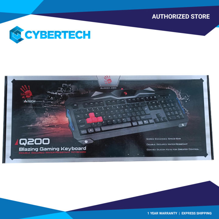 A4tech Bloody Q200 Blazing USB Wired Gaming Keyboard | Lazada PH