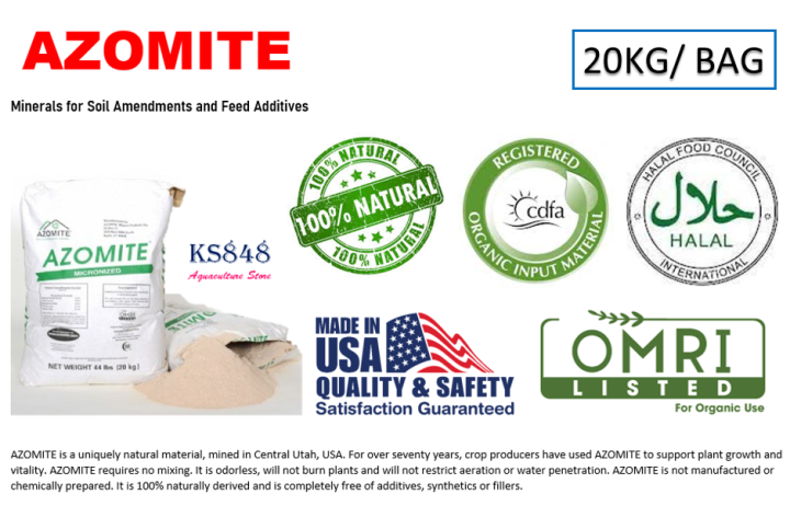 AZOMITE is a uniquely Natural Minerals/ Organic Fertilizers/ Aquaponic ...
