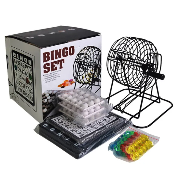 Bingo Set Traditional Lottery Family & Party Games | CNY | Fun Games ...