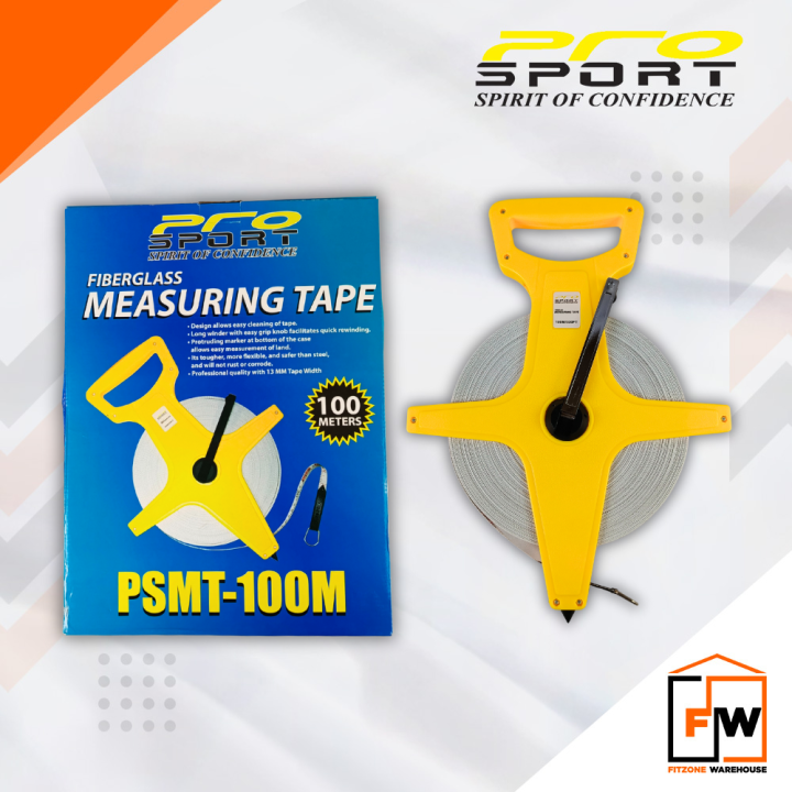 Pro Sport Fiberglass Athletic Measuring Tape 100 Meters | Lazada PH