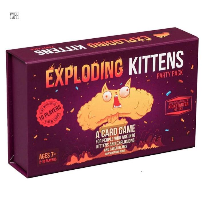 Exploding Kittens Party Pack - Original Strategy Fun Card Game for ...