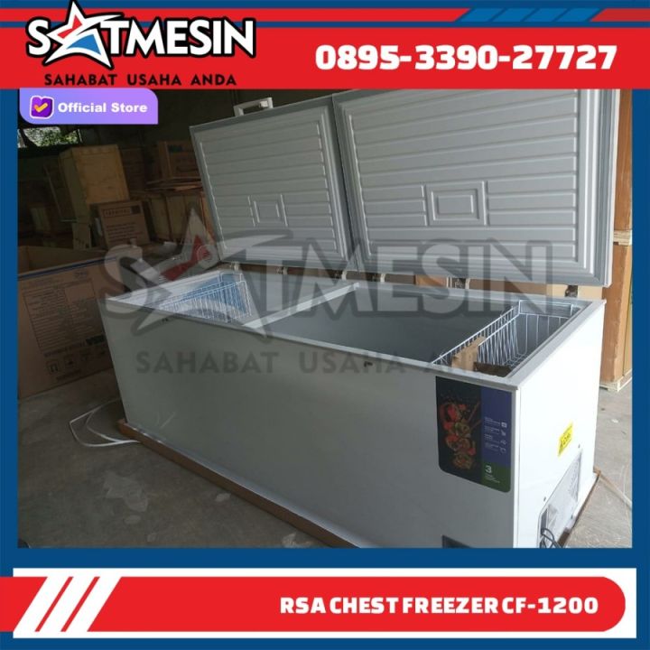 Chest Freezer CF-1200 RSA Freezer Box 1.050 Liter | Lazada Indonesia