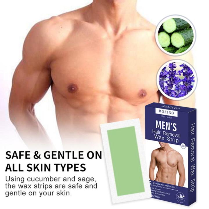 Box Hair Removal Wax Strips Facial Body Depilatory For Arms Disposable ...