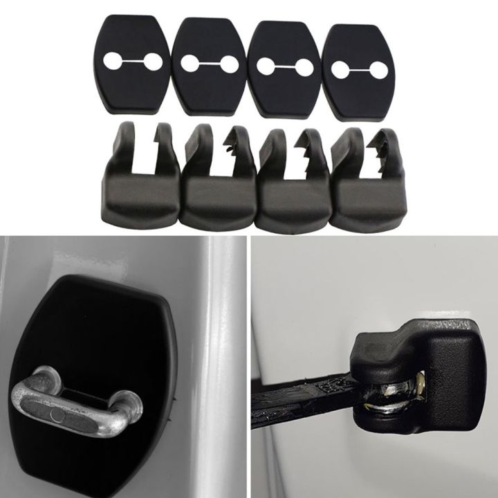 Xuming รถยนต์ Toyota Yaris Highlander Prado พรีอุซโคโรล่า Camry Rav4 Reiz Vios 4ชิ้นฝาล็อคประตู ...