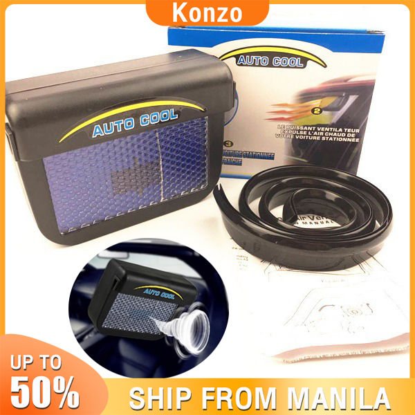 Solar Powered Car Window Auto Air Vent Cooling Your Parked Car is Kept ...
