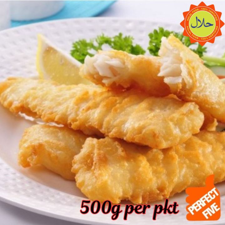 Perfect Five Crispy Fish Fillet 五佳 香酥鱼柳 (500g)(halal) Min 2 Pkt Frozen ...
