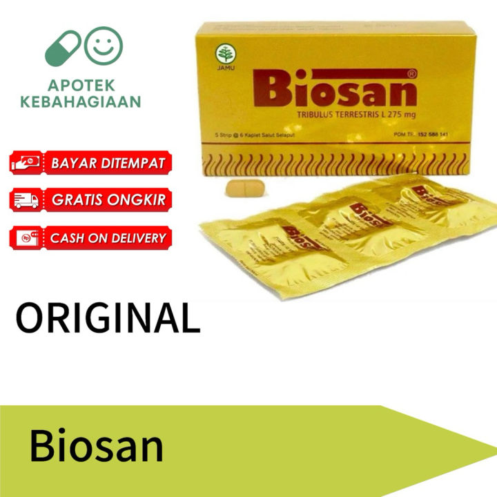 Biosan Strip Isi 6 Tablet Suplemen | Lazada Indonesia
