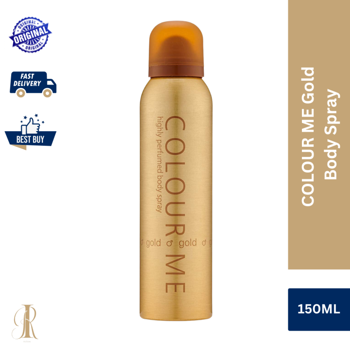 [Original] Colour Me Gold 150ML Body Spray For Men | Lazada