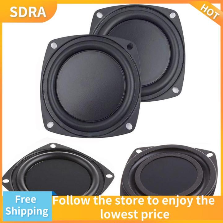 SDRA Universal Woofer Radiator 2/3/4inch Black Bass Passive Speaker DIY ...